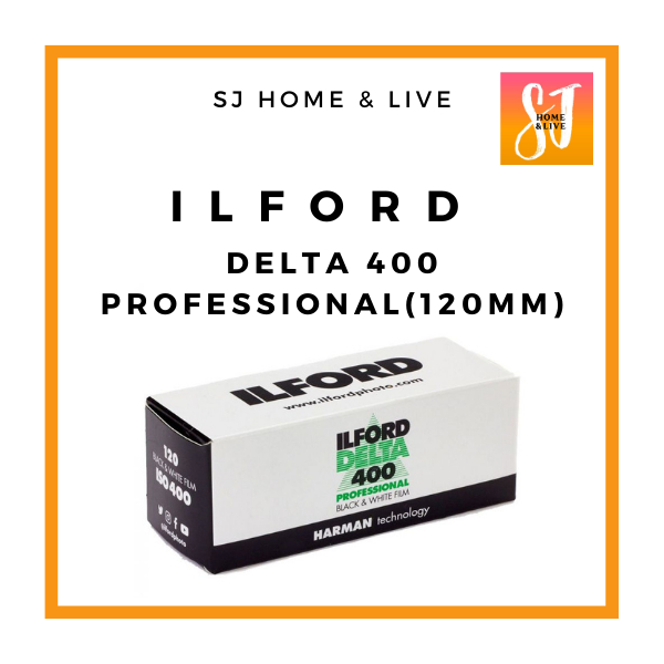 ILFORD DELTA 400 PROFESSIONAL Black and White Film (120 Roll Film ...