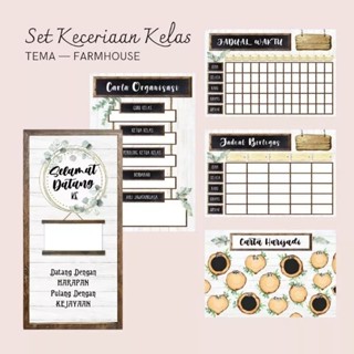 *SOFTCOPY* SET TEMA FARMHOUSE - Hiasan & Keceriaan Kelas PAK21 | Shopee ...