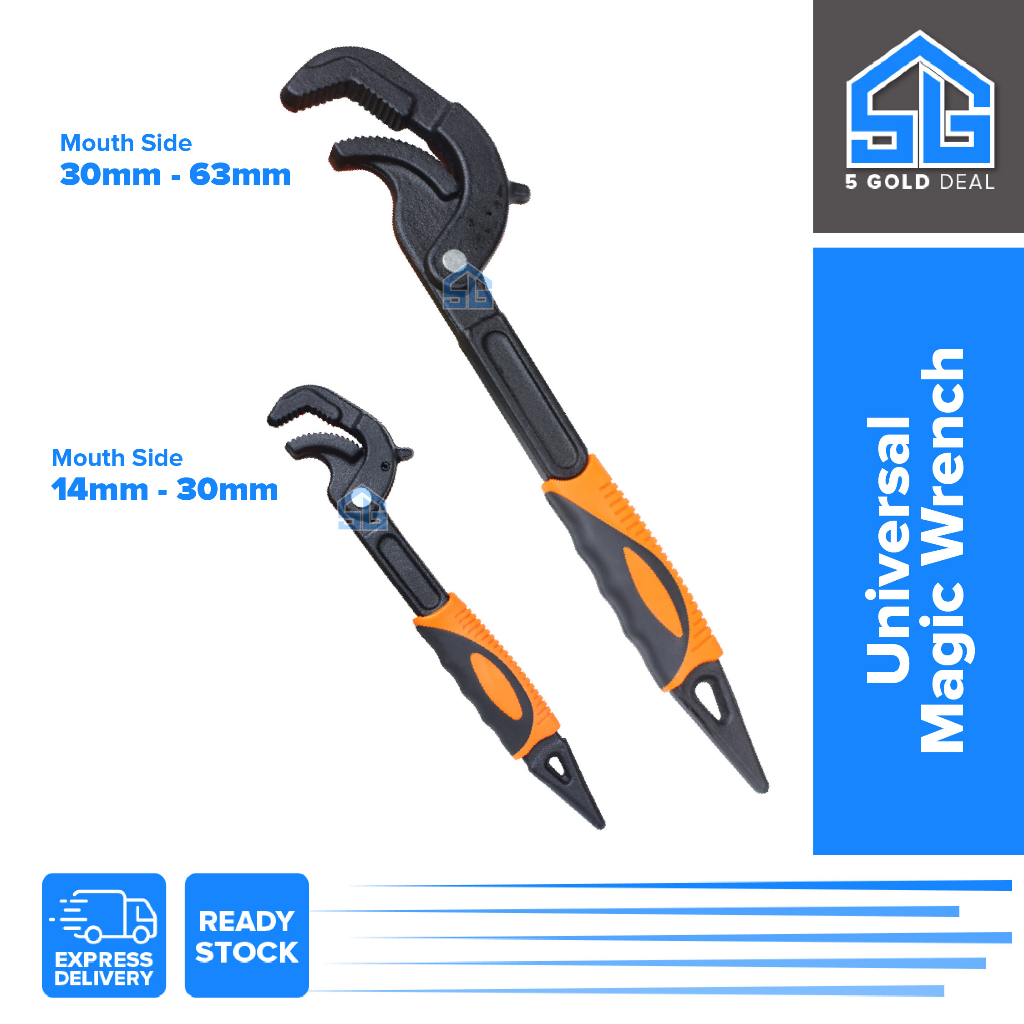 Multi Function Universal Quick Snap Adjustable Magic Wrench Ratchet ...