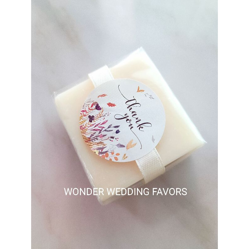 Soap THank you label Doorgift Agents sabun doorgifts soap doorgift ...