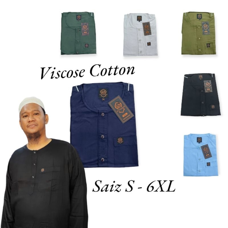 Kurta Plus saiz ( M - 6XL) At Tijarah Round neck Viscose cotton | Shopee Malaysia