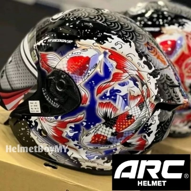 ARC XR KOI YF DESIGN HELMET 2023 💯 ORIGINAL | Shopee Malaysia