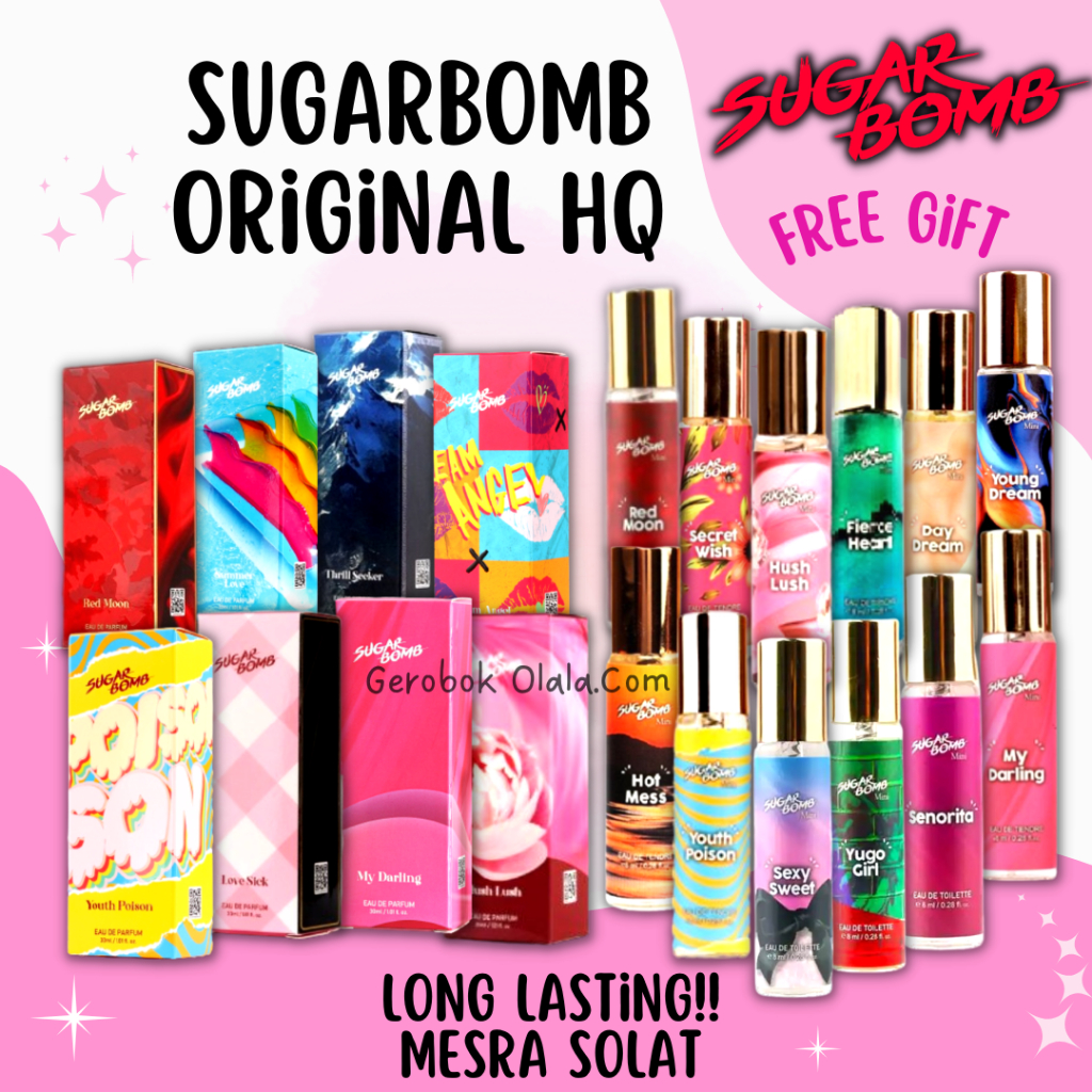 SB PARFUM SUGARBOMB BODY PERFUME | SB LUSHES PERFUME WANITA | Shopee ...