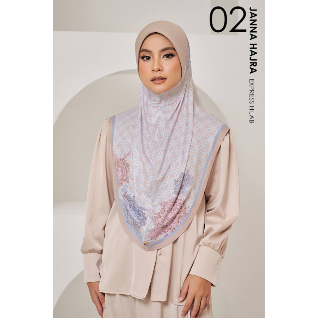 ORIGINAL SR 💙Janna Hajra Atiya Hajra Series Express Hijab by SOFEAROSE ...