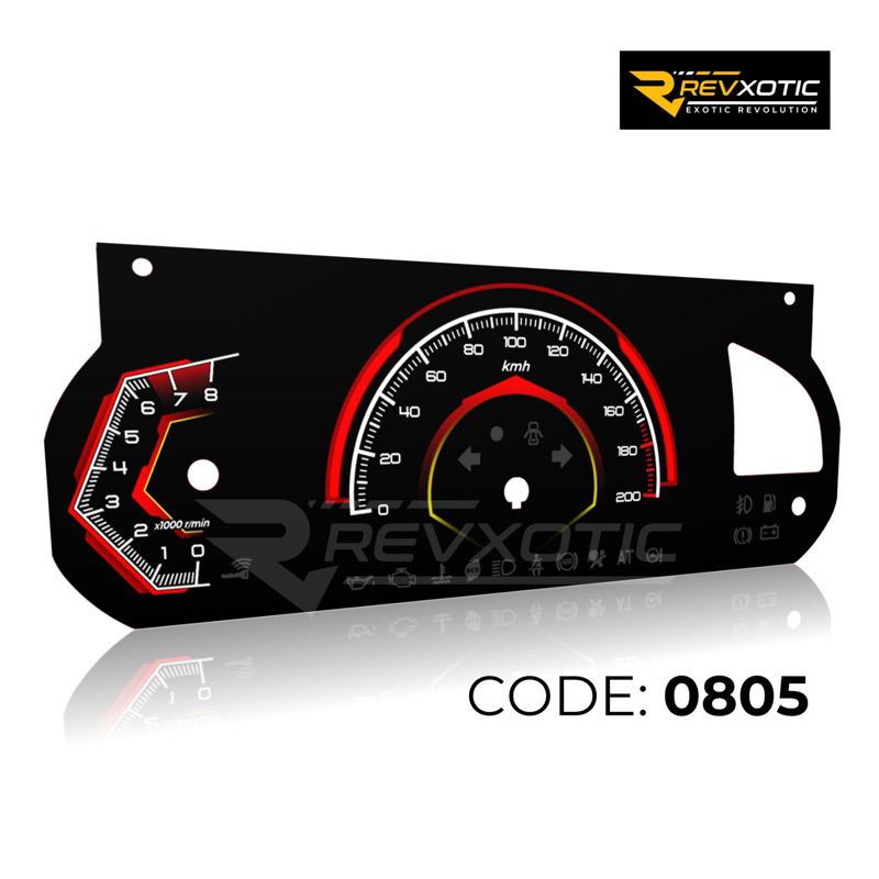 Papan Panel Meter Custom Perodua Axia 2014 E, G, Advance | Shopee Malaysia
