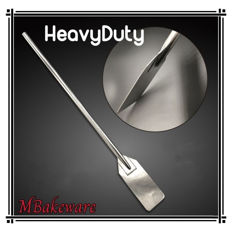 【MBakeware】HeavyDuty Stainless Steel Long Spatula Long Stirring Spatula ...
