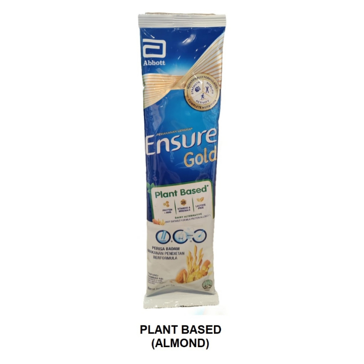 ENSURE GOLD SACHET 60.6G (Plant Based Almond) | Shopee Malaysia