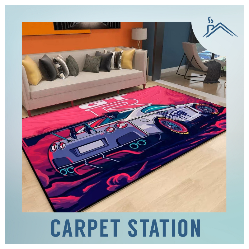 Karpet Velvet JDM Modified Car Classic GTR EVO X BMW Design Gaming Area ...