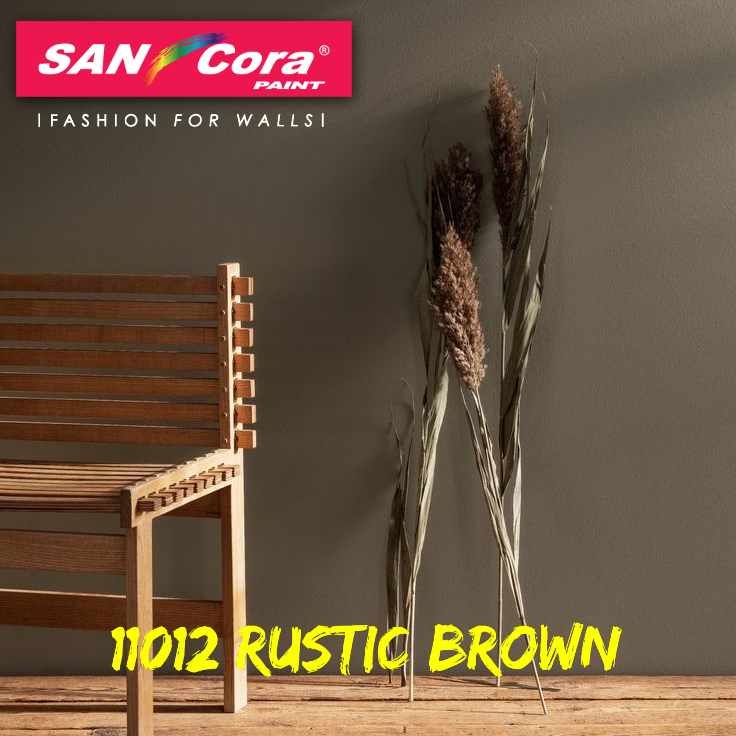 SINAR SANCORA 11012 RUSTIC BROWN 5 LITER I EMULSION Interior Exterior ...