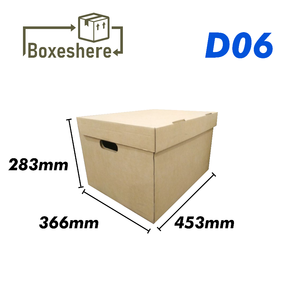 1Set(5pcs) D06 Filing Box (File Box) / Carton Box/Packaging Box/Storage ...