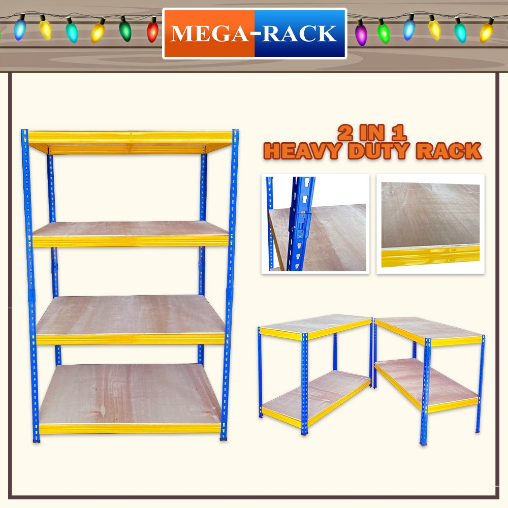 *NEW ARRIVAL* 2 IN 1 BOLTLESS RACK PLYWOOD 600MMD x 1200MML x 1800MMH ...