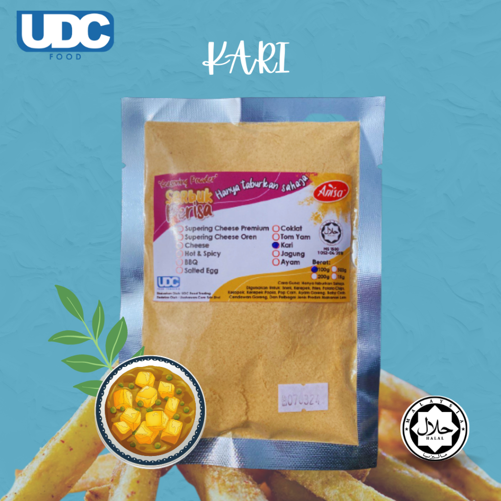 (1kg) - CURRY SEASONING POWDER / Serbuk Perisa Kari Halal Hanya ...