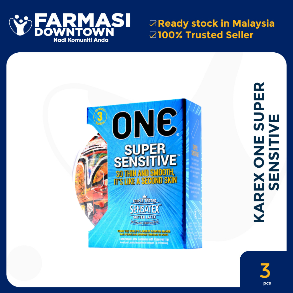 KAREX ONE SUPER SENSITIVE 3'S | Shopee Malaysia