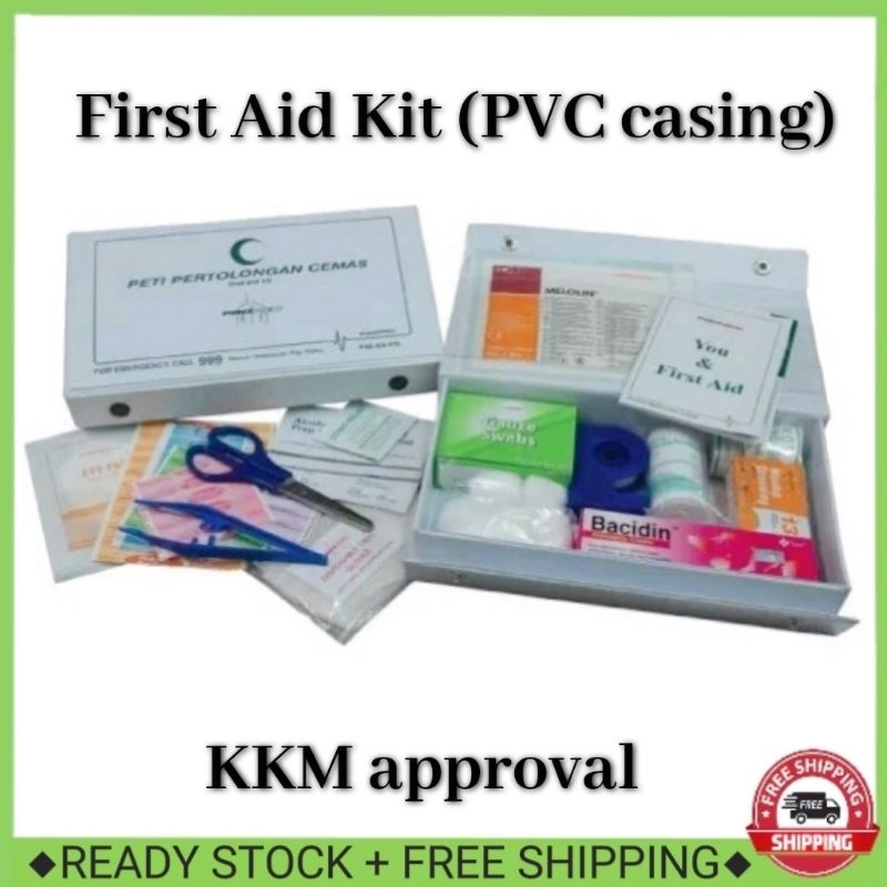 KKM Emergency First Aid Kit with PVC Small Casing Original Medicine ...