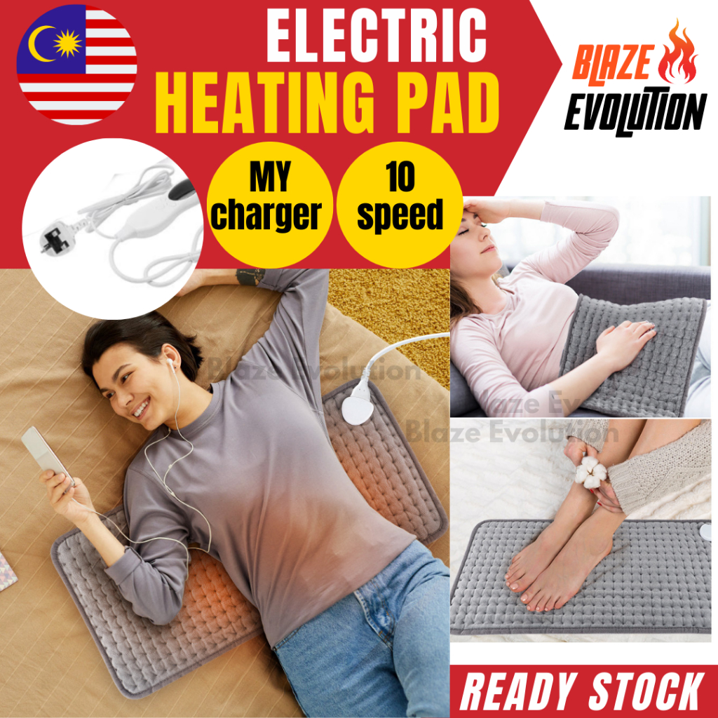 [Ready Stock MY Seller]Electric Heating Pad Back Neck Massager ...