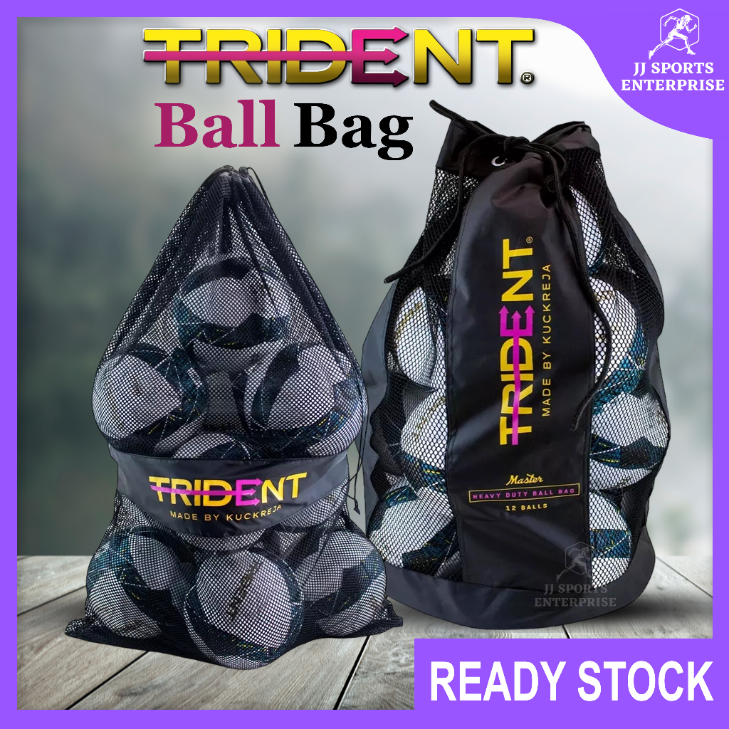 Trident Milestone Fine Mesh Ball Bag (10 Balls) Trident Master Heavy ...
