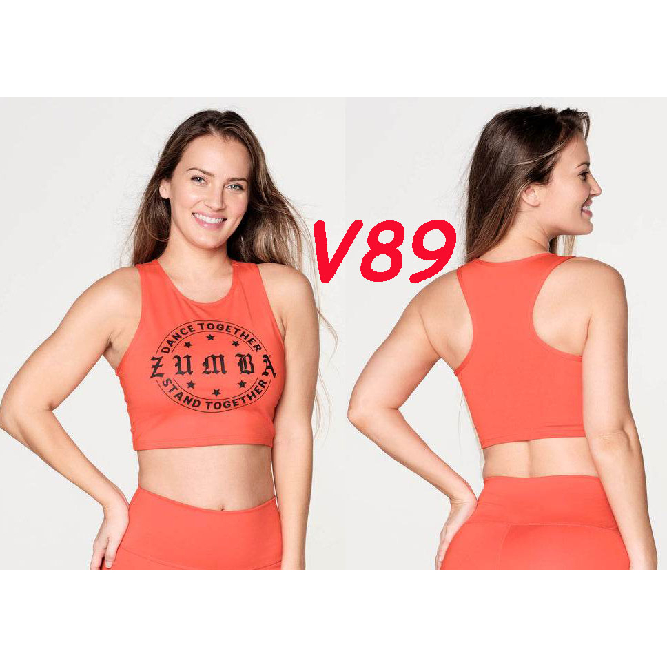 Zumba Classic Crop Racerback V88 V89 V90 V89 S | PGMall