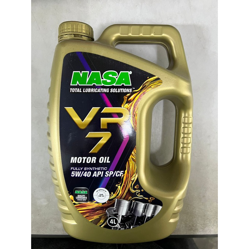 NASA VR7 5W40 API SP/CF FULLY SYNTHETIC | Shopee Malaysia