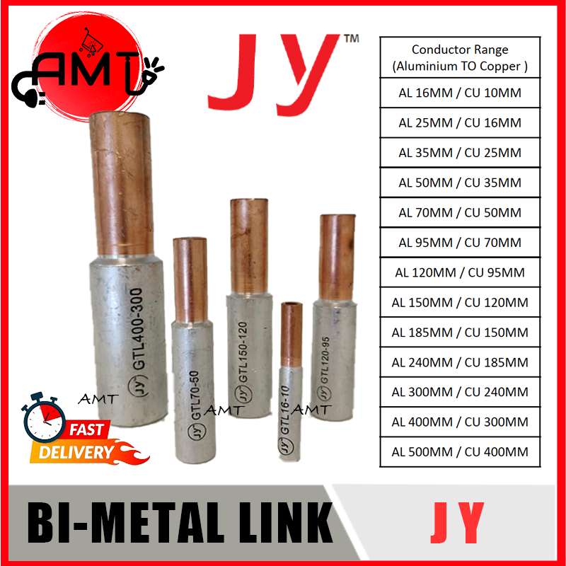 BI METAL LINK JY GTL16MM 25MM 35MM 50MM 70MM 95MM 120MM (10PIECE ...