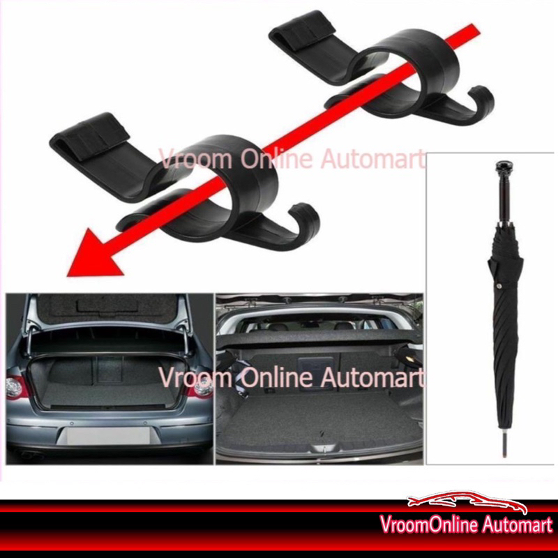 1pc Car Rear Trunk Mounting Bracket Umbrella Holder Automobile Clip ...