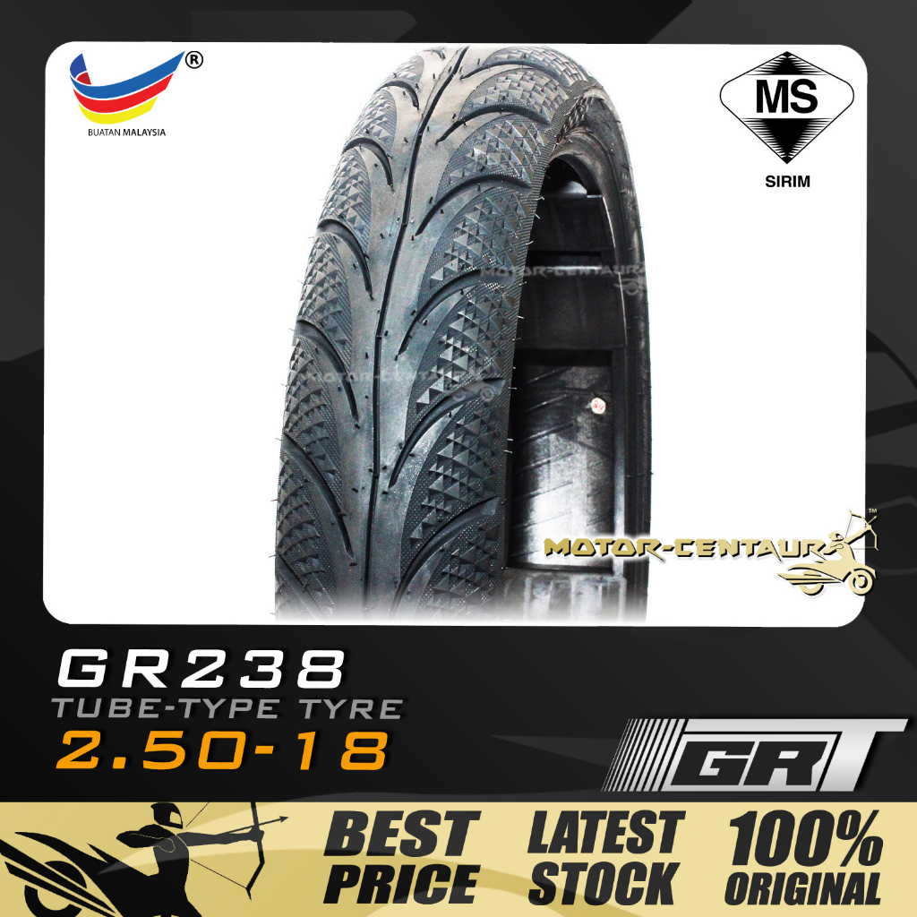 TAYAR MOTORSIKAL VIVA FT238 TUBELESS TYRE 70,80,90,120 - 14,17 (BUNGA ...