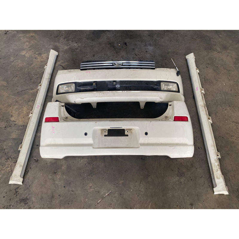 Daihatsu AVY L250S Front With Rear Bumper Set Side Skirt For Viva ...