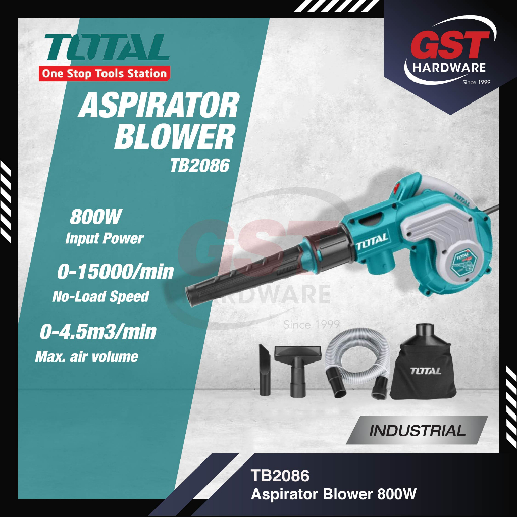 Total Aspirator Blower TB2086 Heavy Duty Blower And Vacuum Leaf Blower ...
