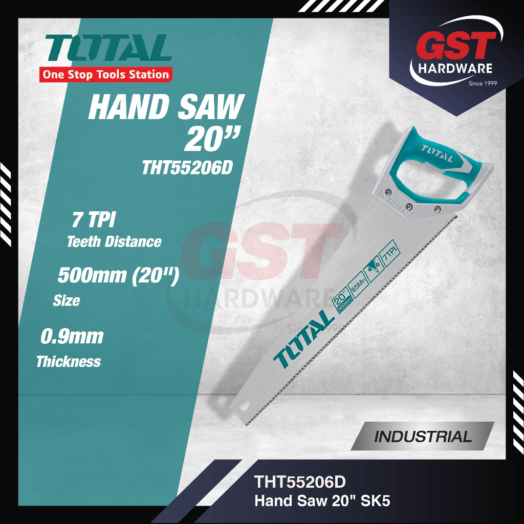Total Hand Saw Wood 16" Gergaji Kayu Tangan Potong Kayu Gergaji Papan ...