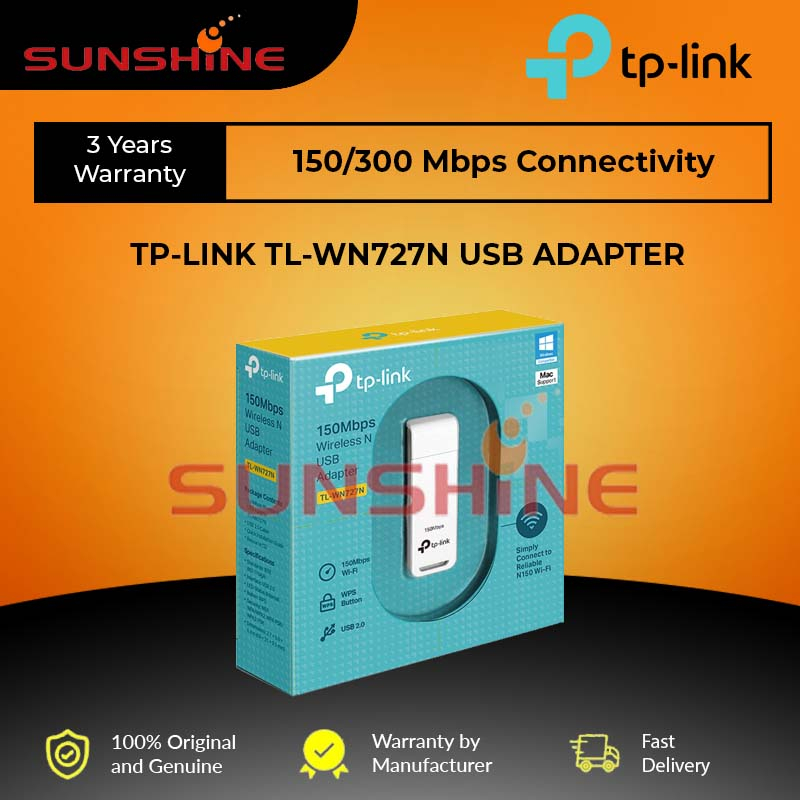 TP-LINK WIRELESS USB ADAPTER - TL-WN727N/WN725N /WN821N / WN823N ...