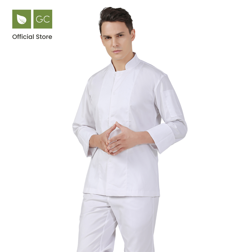 Peppermint White Chef Jacket, Long Sleeve, Dri-Fit | Shopee Malaysia