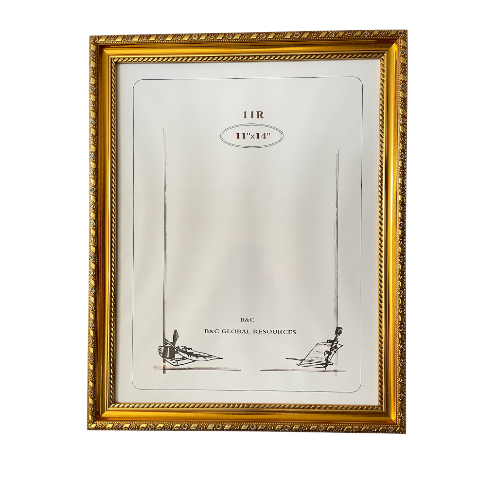 Photo Frame Size 4R / 5R / 6R / 8R / A4 / 11R / A3 - Gold Color(1pc) | Shopee Malaysia