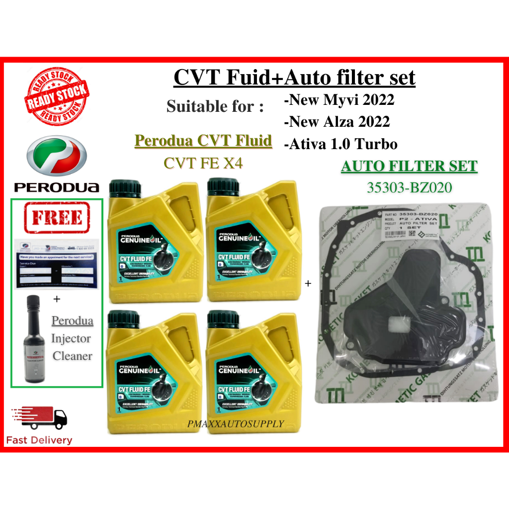 100% GENUINE PERODUA MYVI FACELIFT 2022 ATIVA ALZA 2022 D51A CVT FLUID ...