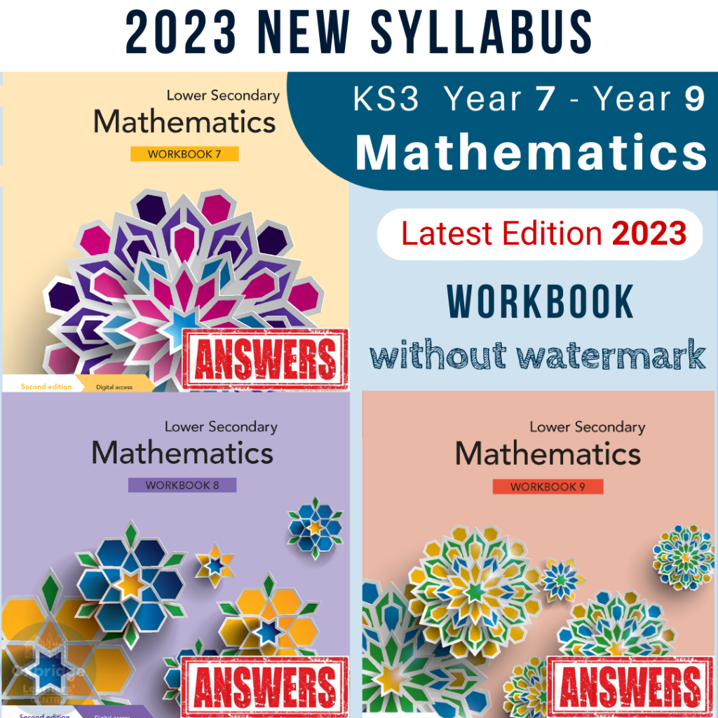 S6 Latest Cambridge Lower Secondary Mathematics Workbook Year 7 - 9 ...