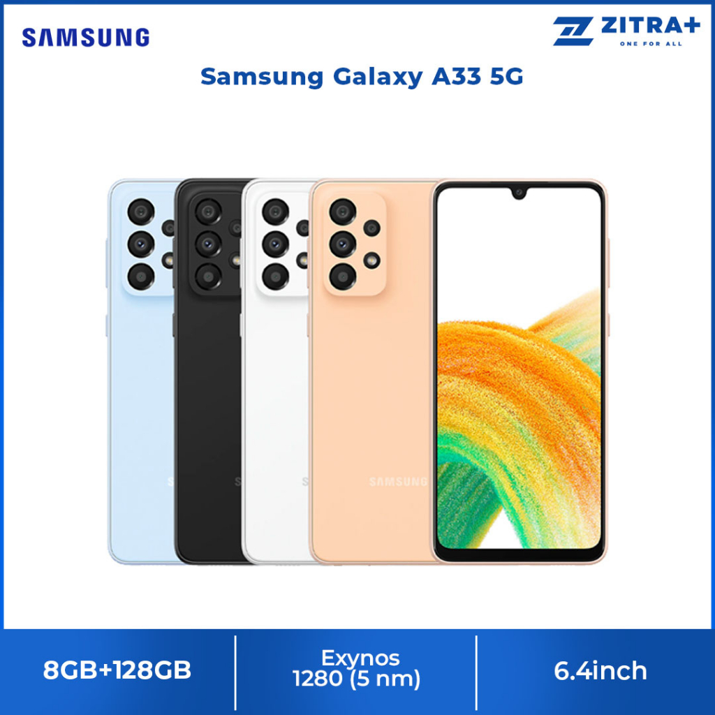 Samsung Galaxy A33 5G | 8GB+128GB | Water & Dust Resistant | FHD+ ...