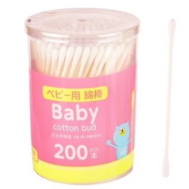 (Ready Stock) Daiso Baby Cotton Buds 200pcs | Shopee Malaysia