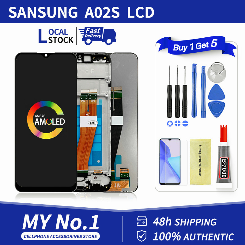 Original LCD with Frame for SAMSUNG A02S A025F A025 LCD Display Touch ...