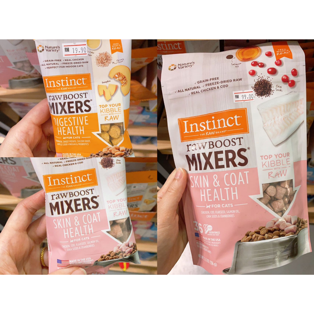 INSTINCT Cat Freeze dried Mixers And Topper 21gm/156gm | Shopee Malaysia
