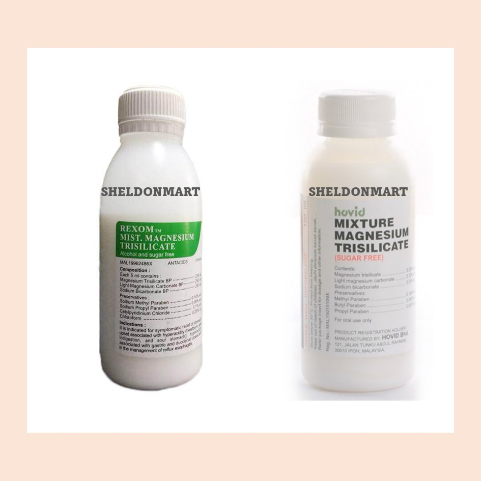 [EXP: 07/2026] MIXTURE MAGNESIUM TRISILICATE (MMT) 120mL | Shopee Malaysia