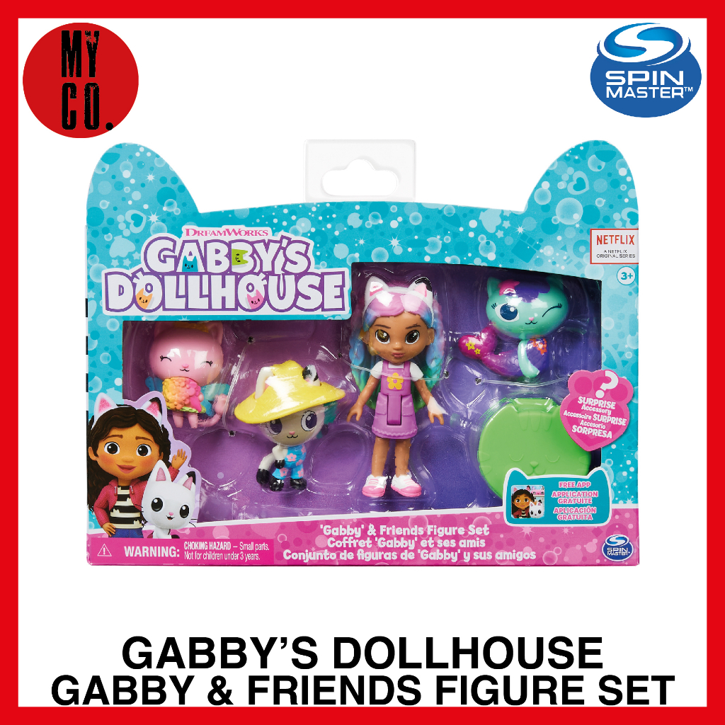 GABBY'S DOLLHOUSE GABBY & FRIENDS FIGURE SET SPIN MASTER | Shopee Malaysia
