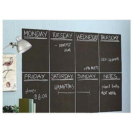 Wall Sticker Chalkboard flexible Chalk Board Ferrous Teaching Self ...