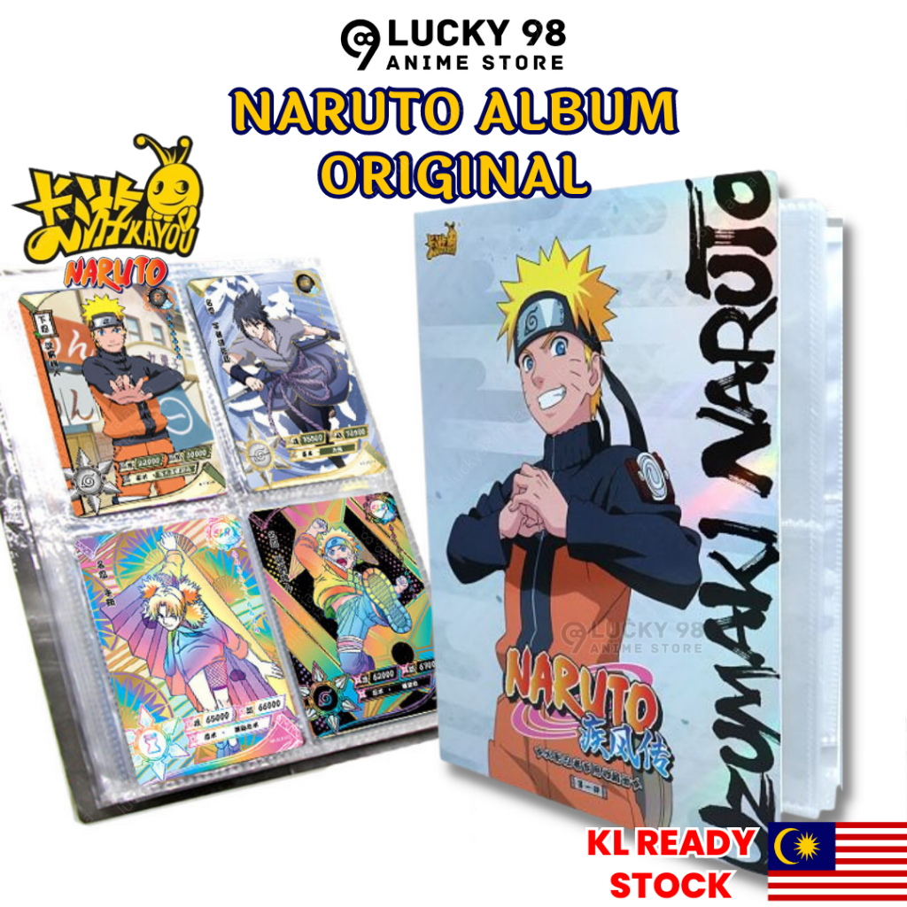 Naruto Card Album Book Kayou Original Official Collection Card Binder ...
