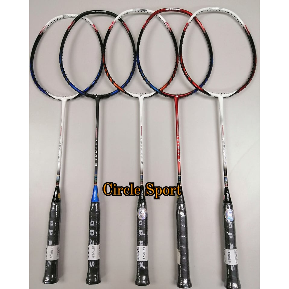 Apacs Lethal 9 (4U/G2) Badminton Racket Original 100% | Shopee Malaysia