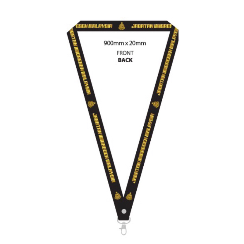 LANYARD SUBLIMATED HITAM (JIM) | Shopee Malaysia