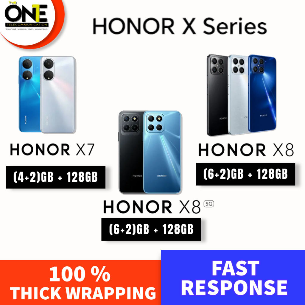 Honor X7 | 6.74 inches | Honor X8 4G | Honor X8 5G | 128GB ROM ...