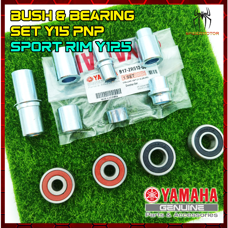YAMAHA BUSH & BEARING SET MODIFIED PNP SPORT RIM Y125 / SWING ARM Y15ZR KE LC135 [BUSH IS SAME ...
