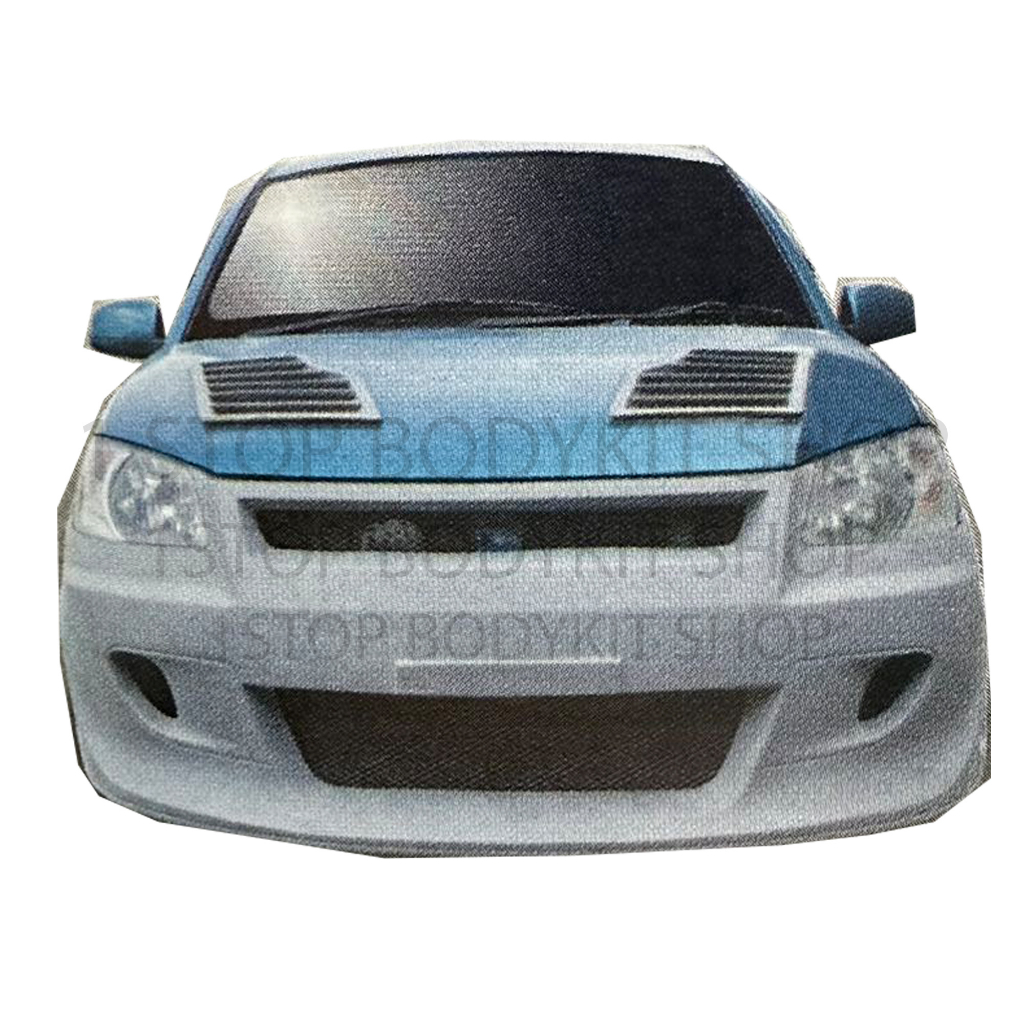 PROTON SAGA BLM FRONT BUMPER R3/MGR (FIBER GETAH ) SKIRT LIP BODYKIT ...
