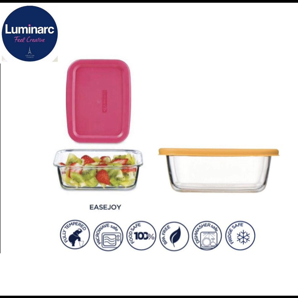 Luminarc-720ml Easejoy Softlid Container(yellow) | Shopee Malaysia