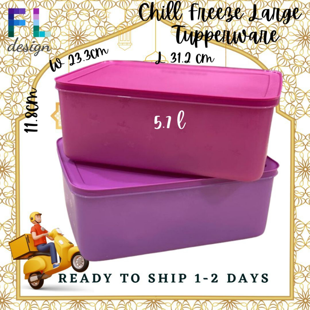 Tupperware Chill Freeze Large (1) 5.7 litre | Shopee Malaysia