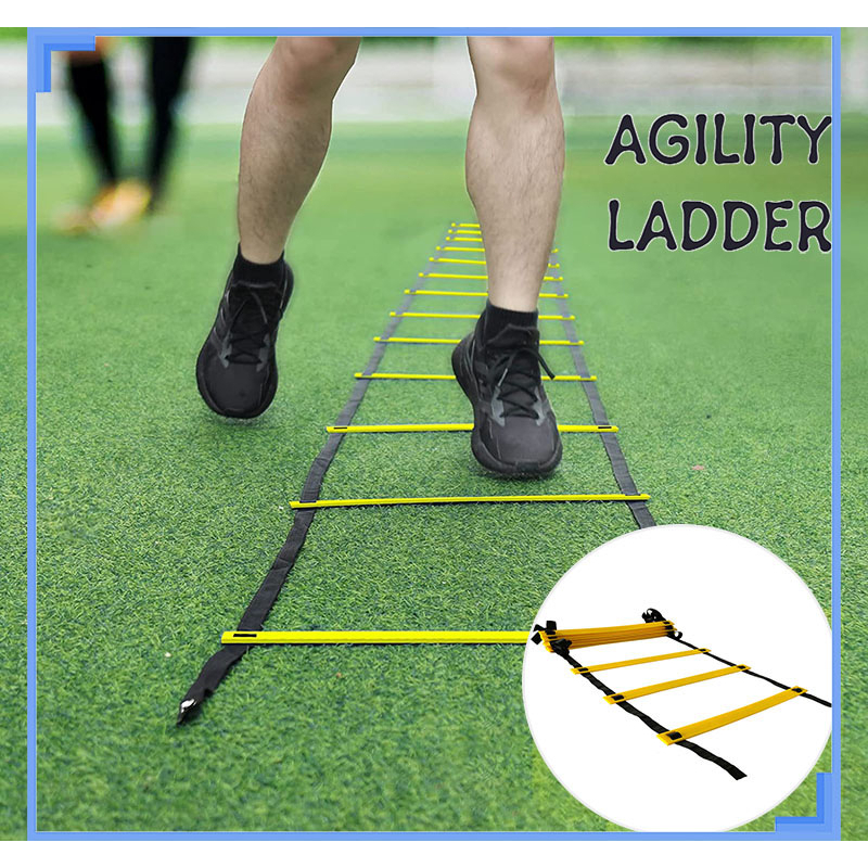 Agility Ladder Football Training Nylon Speed Ladder Foldable Rope ...