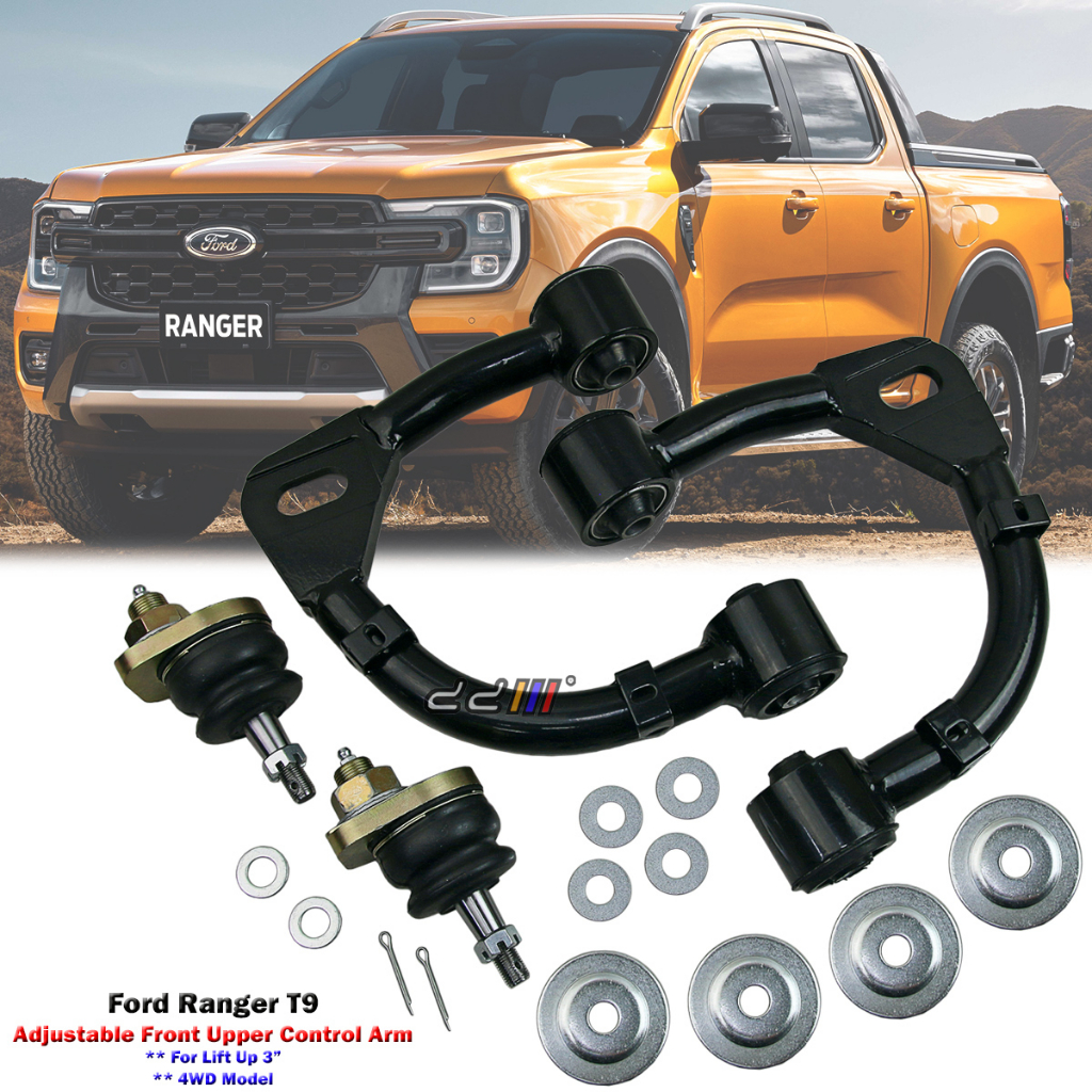 Front Upper Control Arm Adjustable Camber Lift Up 3" Ford Ranger T9 ...